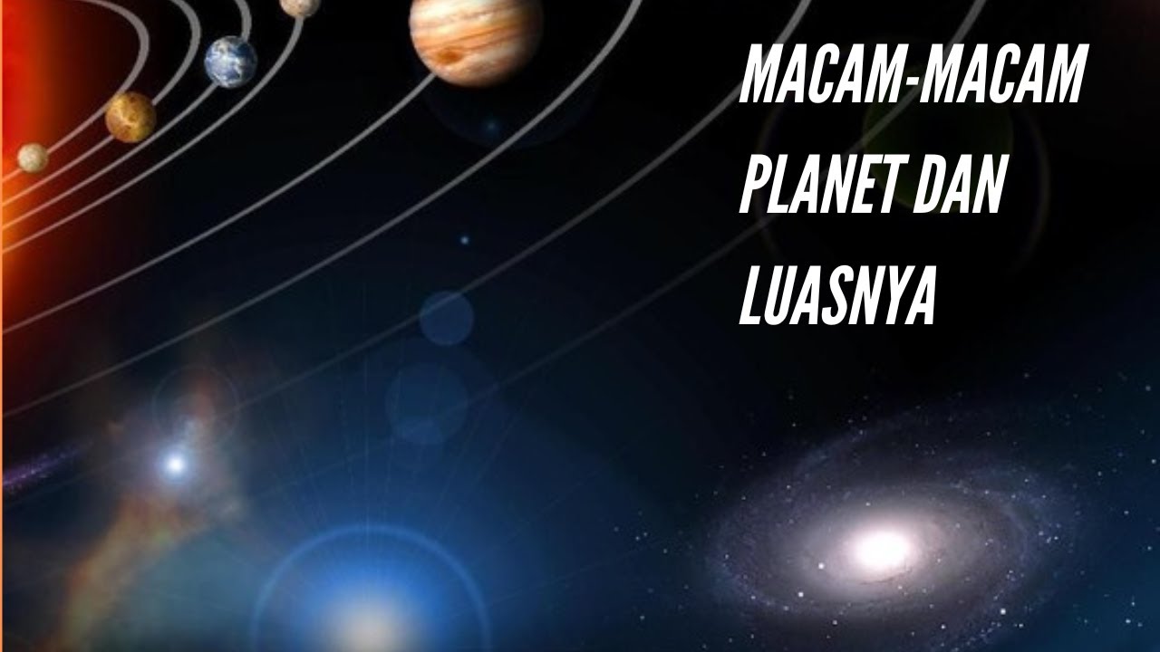MACAM MACAM PLANET DAN LUASNYA - YouTube