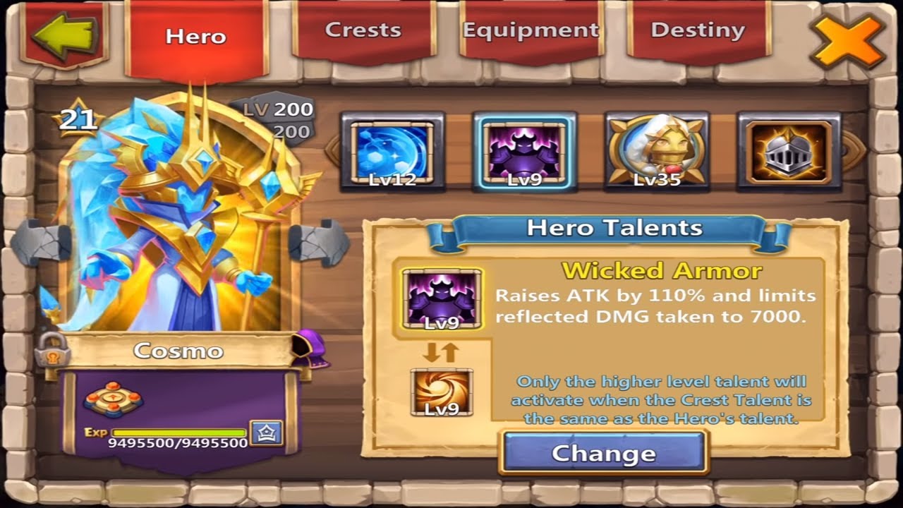 New Hero Cosmo Gameplay Talents Insignias and Full Setup | The Heroes ...