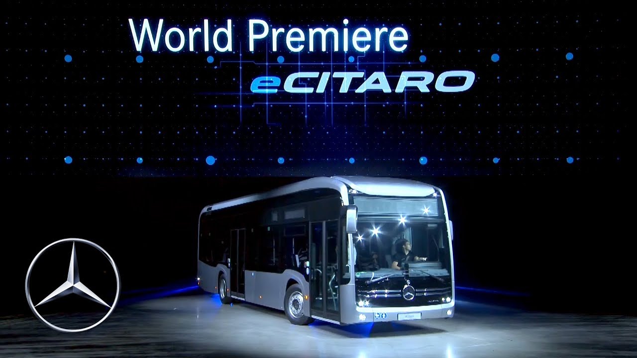 Mercedes-Benz eCitaro Electric Bus World Premiere & Driving Footage ...
