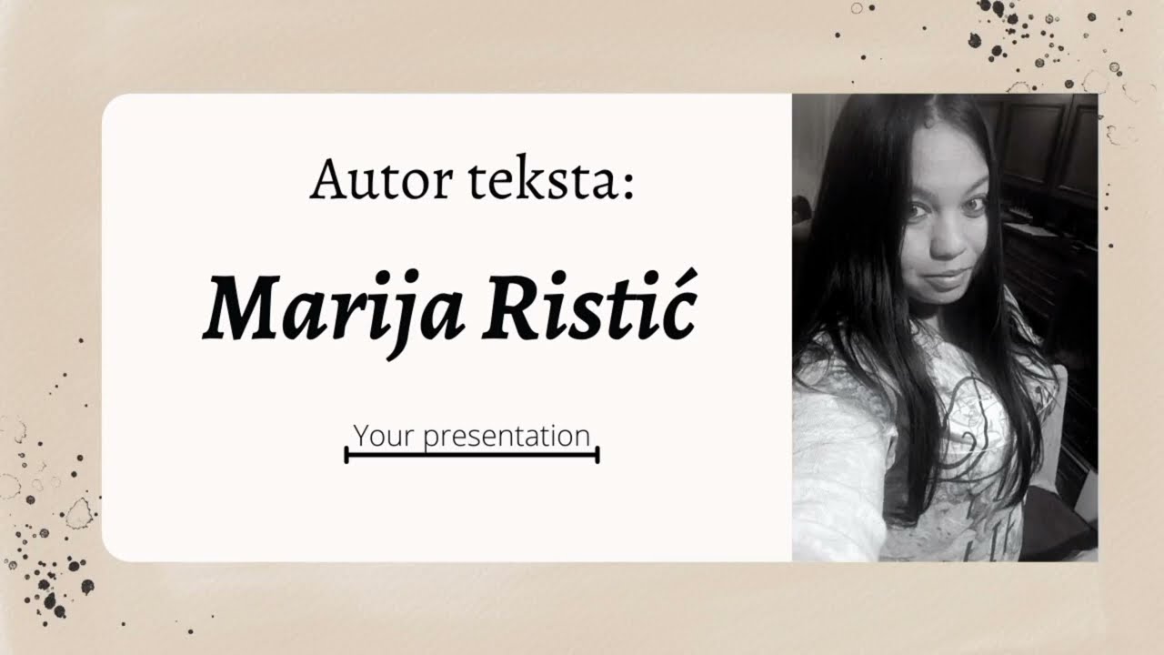 Marija Ristić-Art Presentation - YouTube