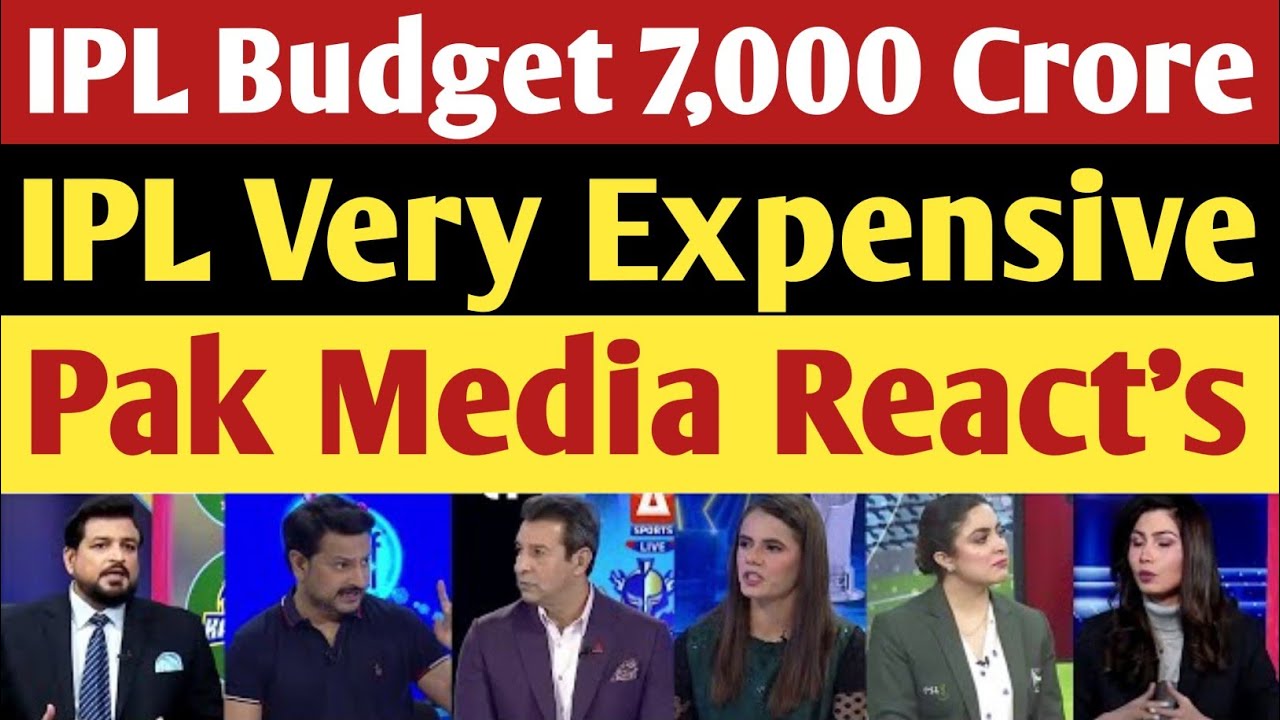 Wasim Akram & Tanveer Crying on 7000 Crore IPL Team | Pak Media On IPL ...