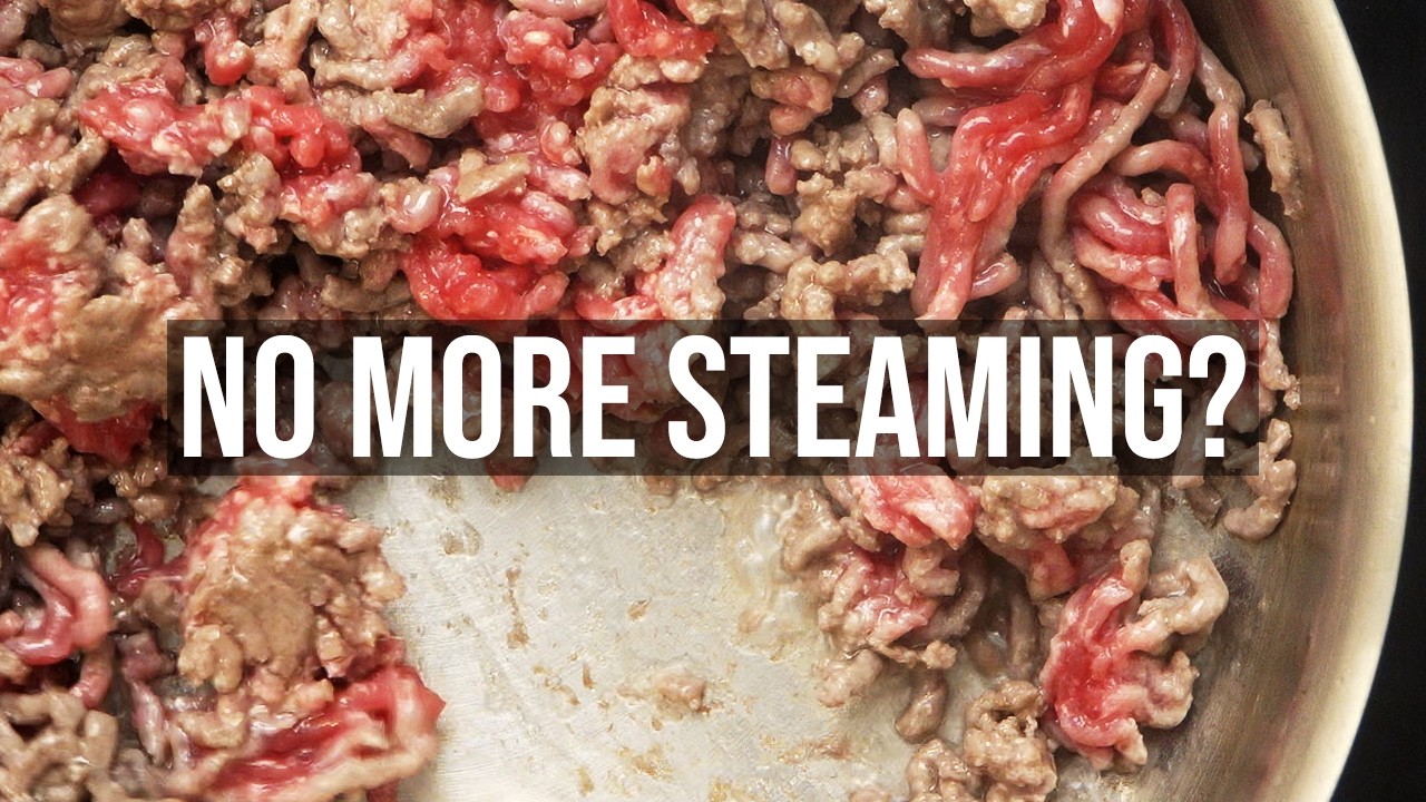Dry-Brining Mince? — Browning, Texture & Verdict - YouTube
