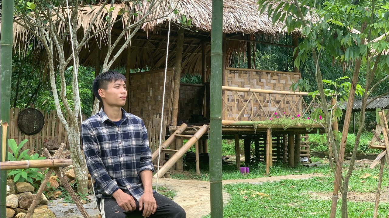 Ly Phuc Huy Planted Corn and started the new crop and built a swing for ...