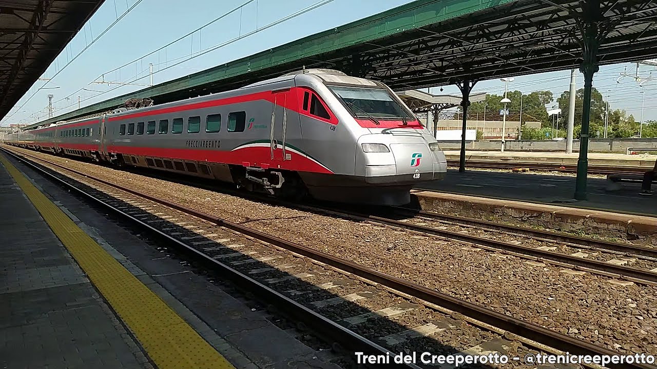 Treno Frecciabianca 8613 con ETR485.043 per Roma Termini - Arrivo ...