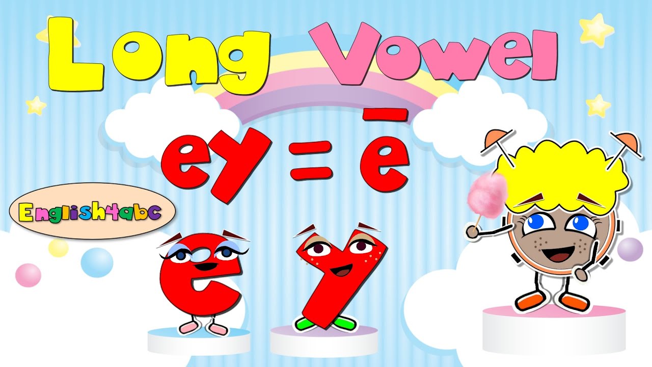 Long Vowel 'ey' = ē / Digraphs / Phonics Mix! - YouTube