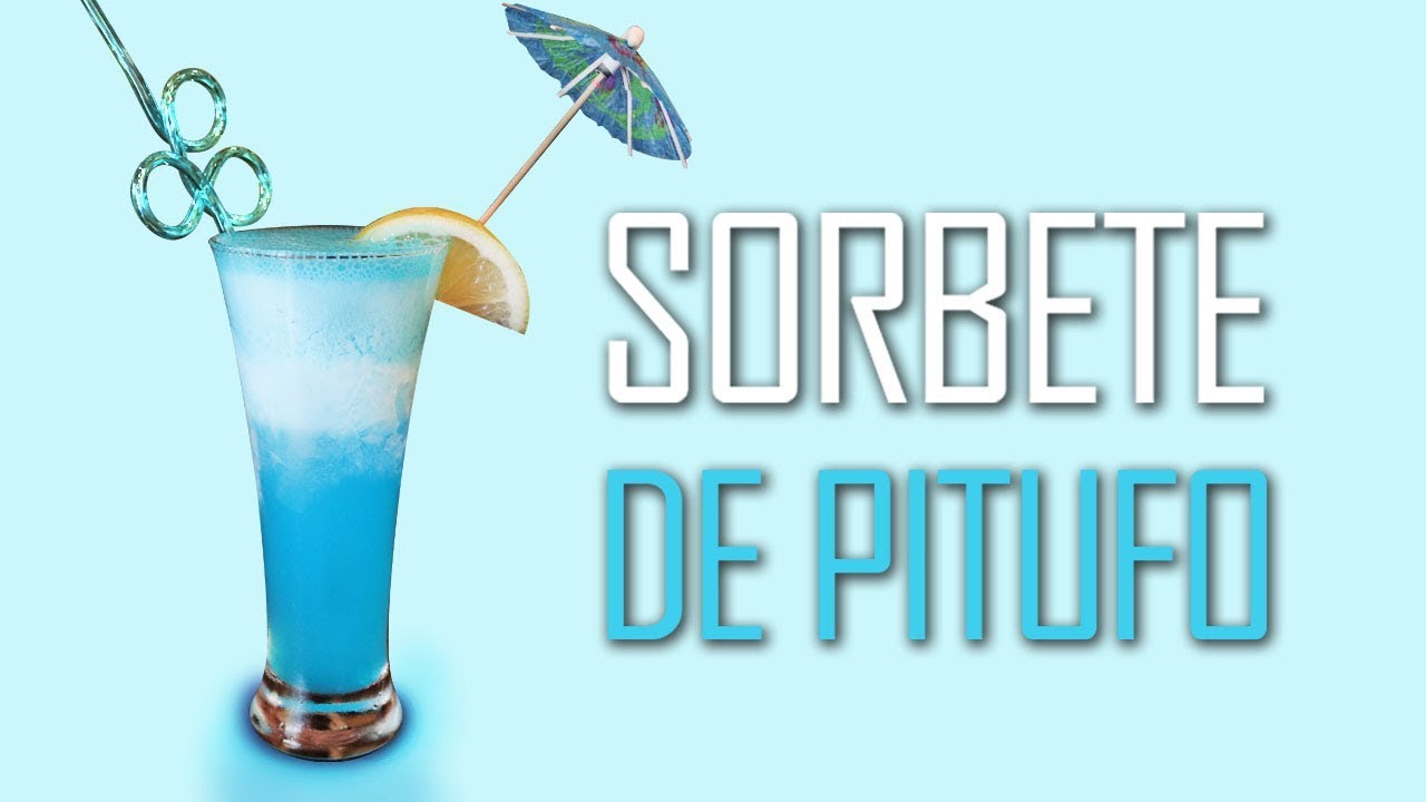 ¿Cómo hacer un SORBETE DE PITUFO? - YouTube