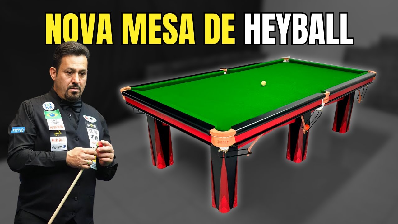 Detalhes na montagem da minha nova mesa de Heyball - YouTube