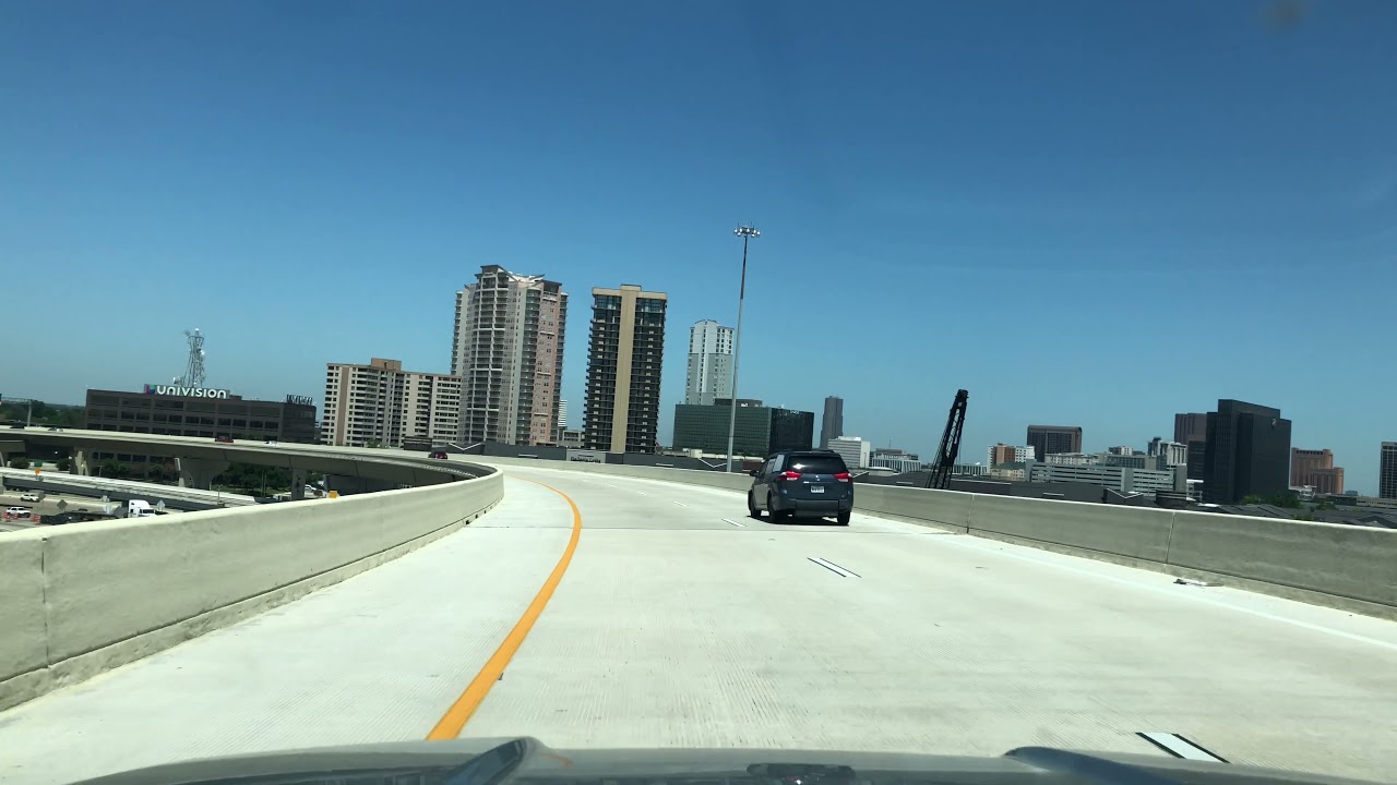 Loop 610 Bridge to 59 South is Complete - Houston, TX (Galleria) - YouTube