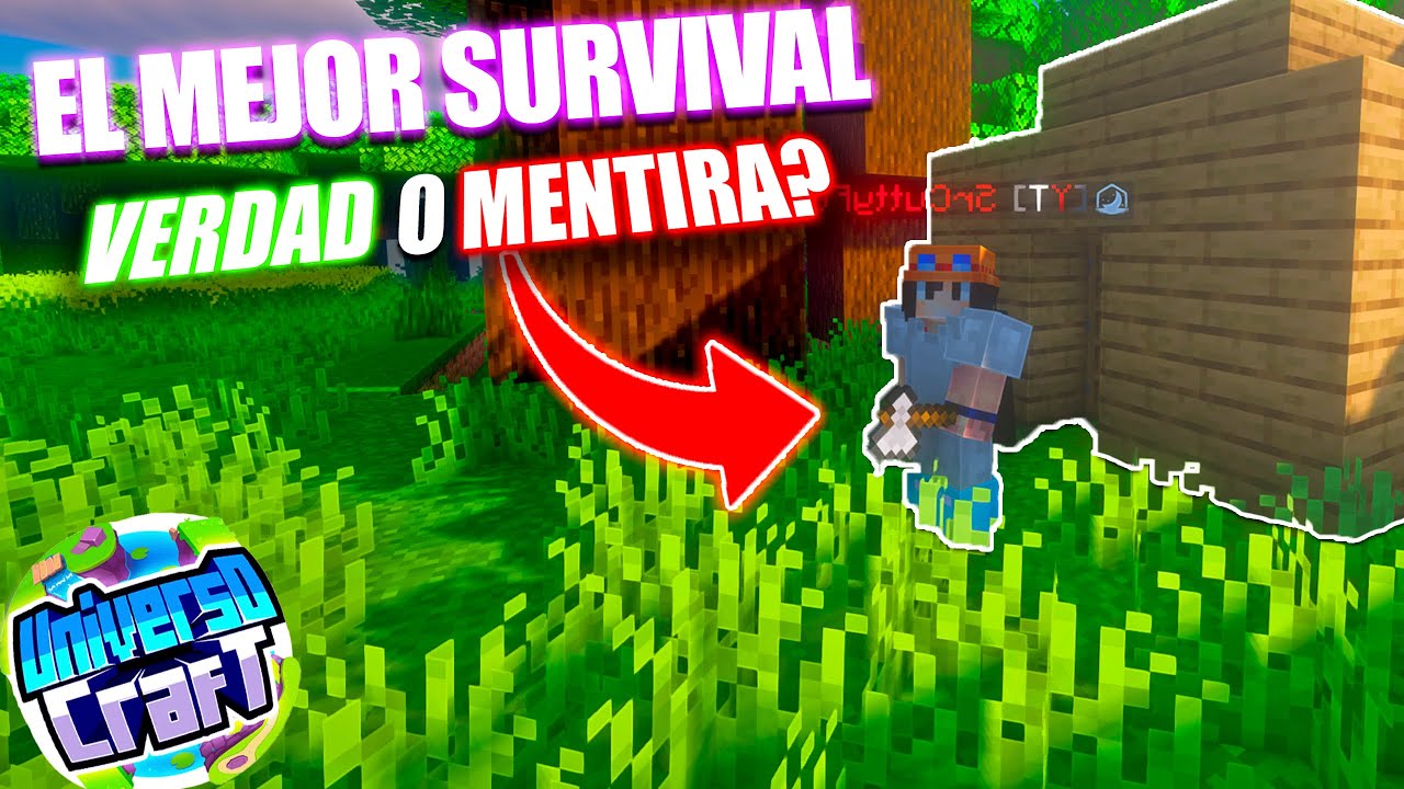 PRUEBO por PRIMERA VEZ el SURVIVAL de UNIVERSOCRAFT💥 - El mejor ...