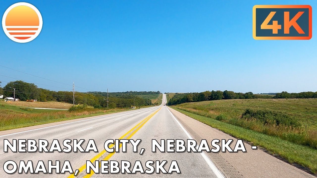 Nebraska City, Nebraska to Omaha, Nebraska! Drive with me on a Nebraska ...
