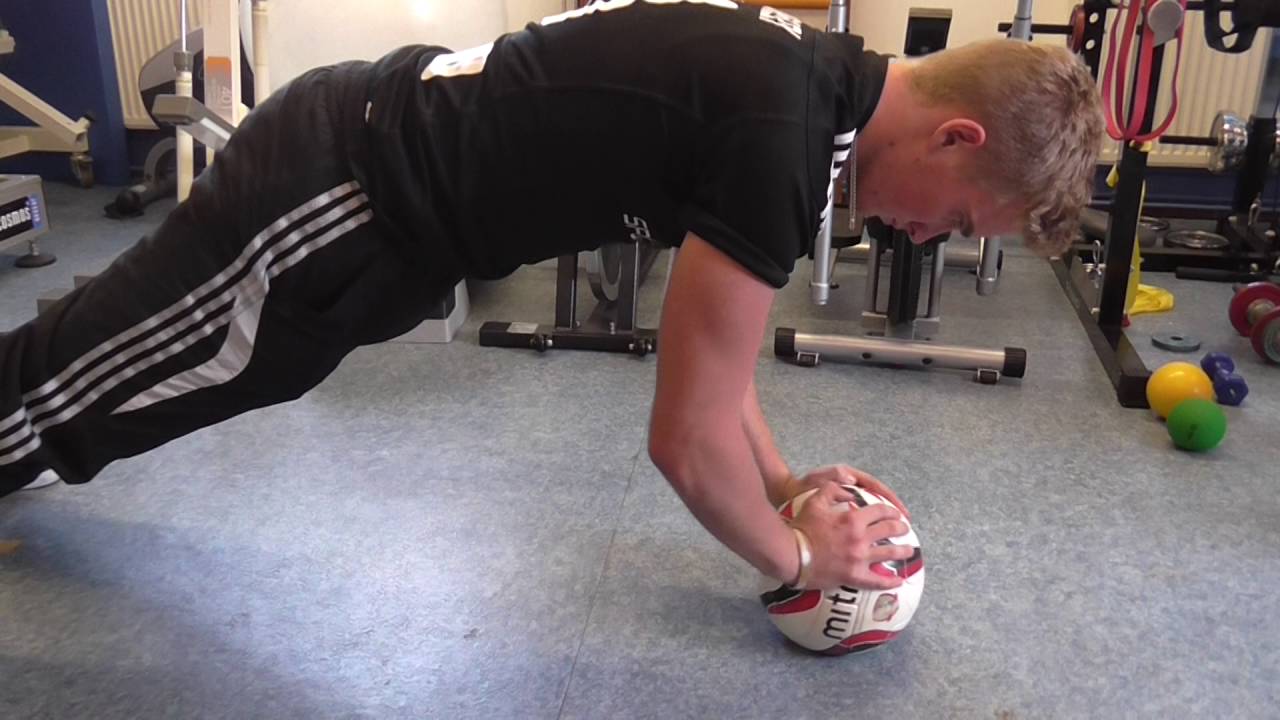 Double handed ball roll B5 - YouTube