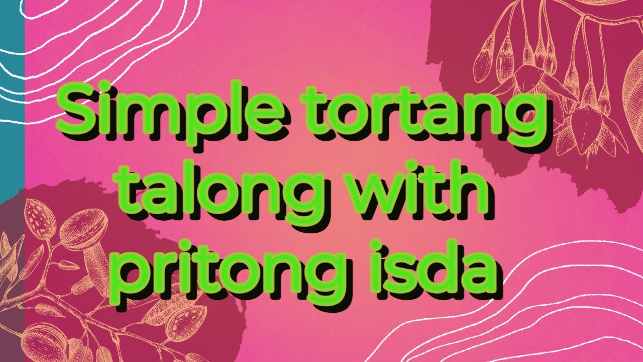 Tortang native na talong with pritong isda - YouTube