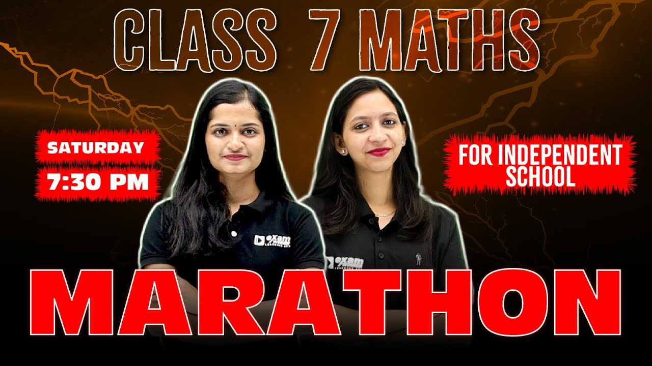 Class 7 Maths Public Exam | Marathon | Exam Winner Class 7 - YouTube