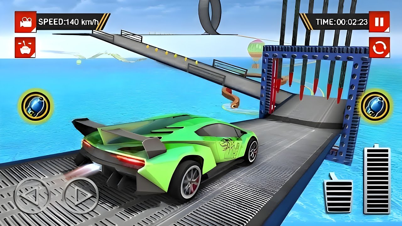 CRAZY Mega Ramp Stunts with Insane Car Jumps - Ramp Car Racing 3D ...
