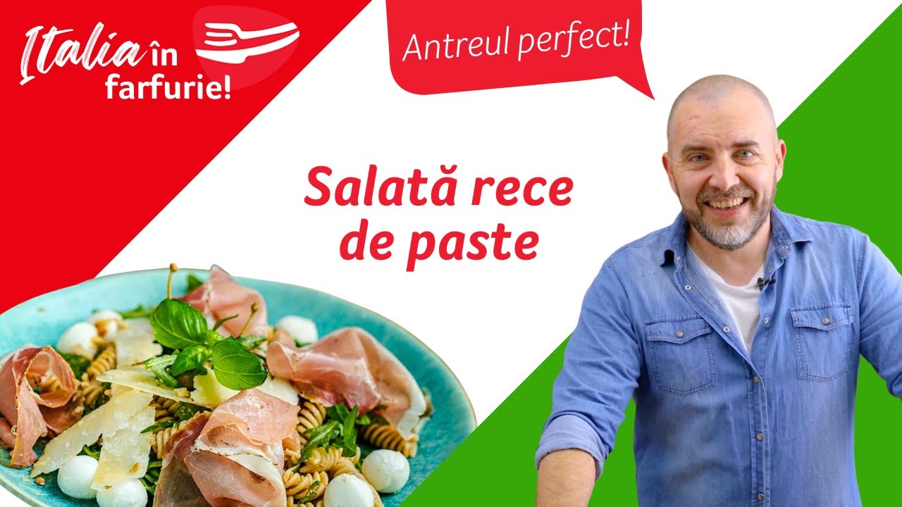 Salata de Paste Rece | Reteta RAPIDA cu Legume si Sunca - YouTube