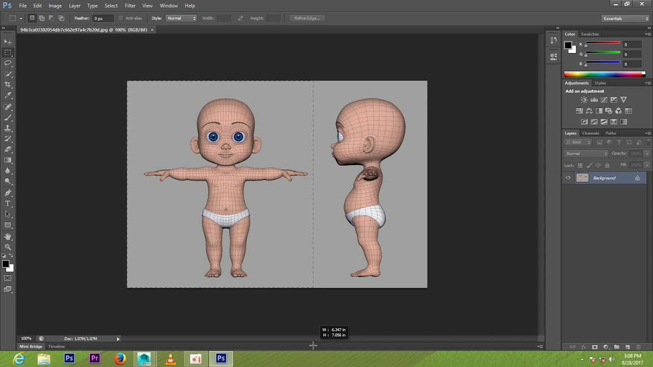 How to make cartoon baby in Maya part 1 - YouTube