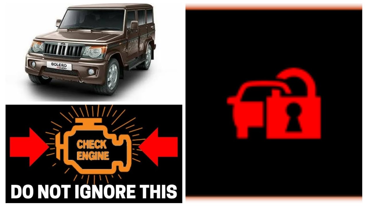 Mahindra Bolero Check Engine & Immobilizer Light Blinking Error Code ...