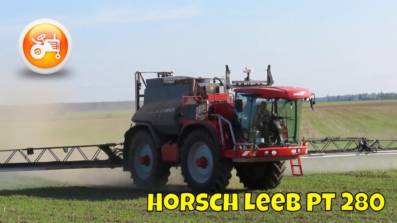 Spraying 2024 | Horsch Leeb PT 280 self propelled sprayer - YouTube