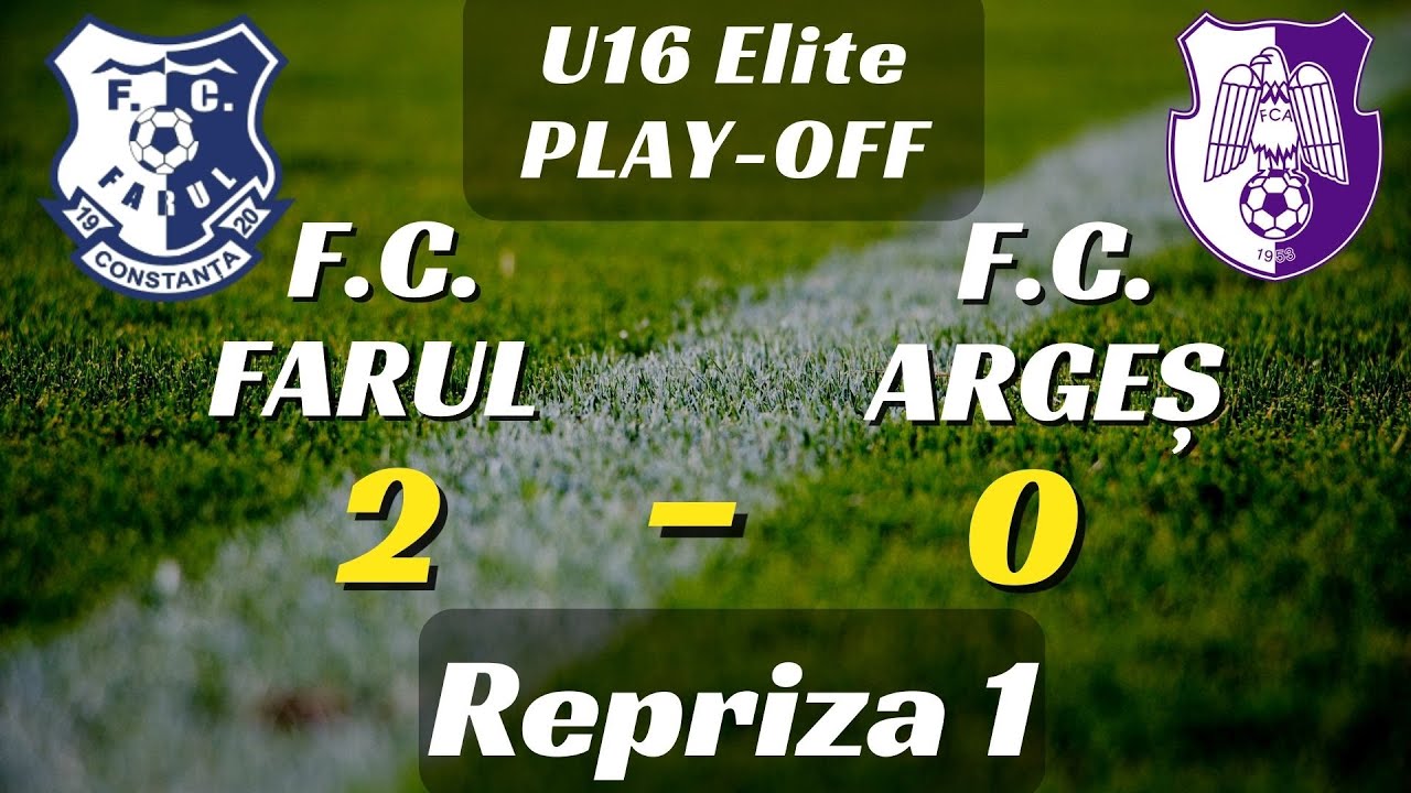 FC Farul 2-0 FC Arges, Elite U16(2008), et.1 play-off, rep.1 - YouTube