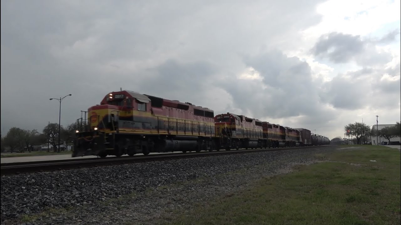 Kansas City Southern 2817 GP40-3, 2003 & 2025 (both are GP38-2), and ...