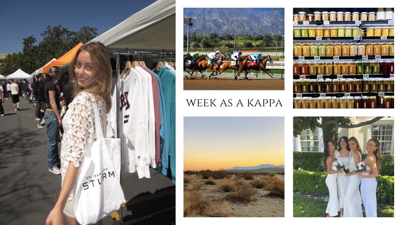 WEEK AS A KAPPA | Presents | Horse Race Invite | Thrifting | Food | USC ...