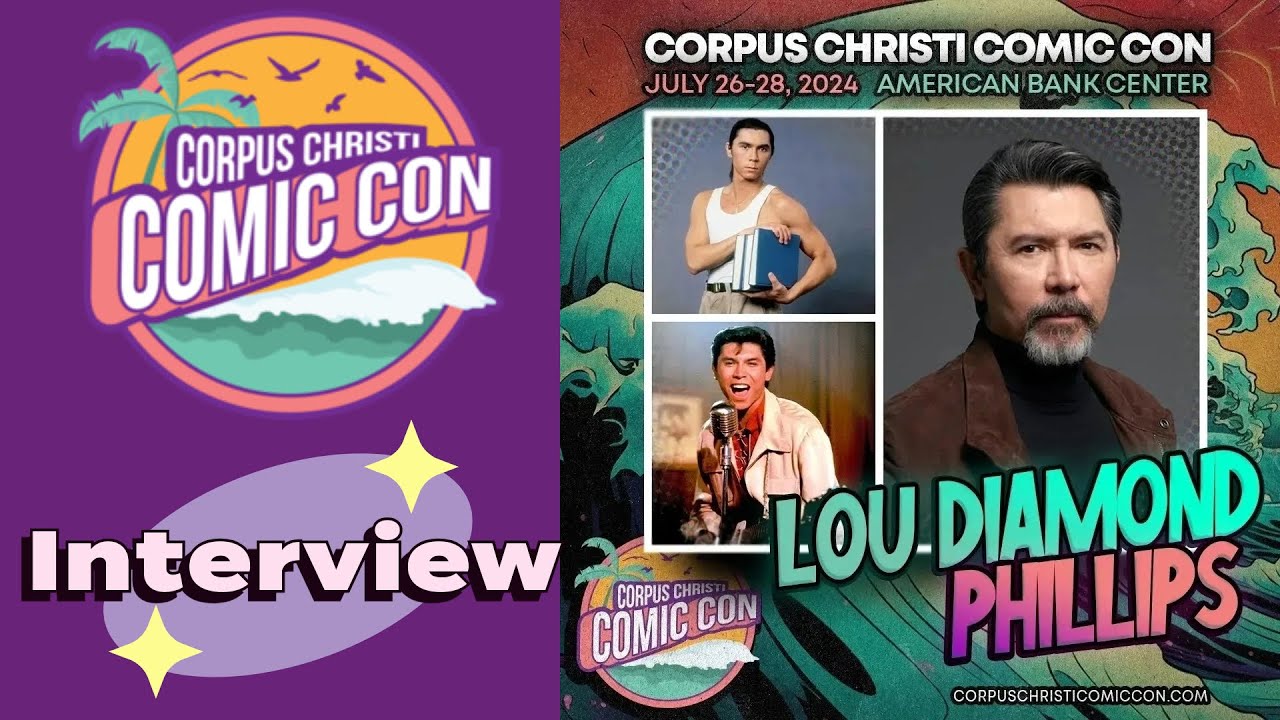 Lou Diamond Phillips 5 Question Interview [Corpus Christi Comic Con ...