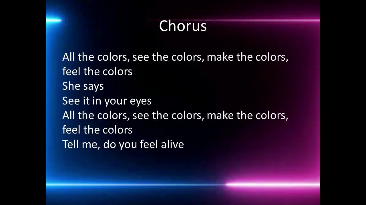 Beck - Colors (Lyric Video) - YouTube