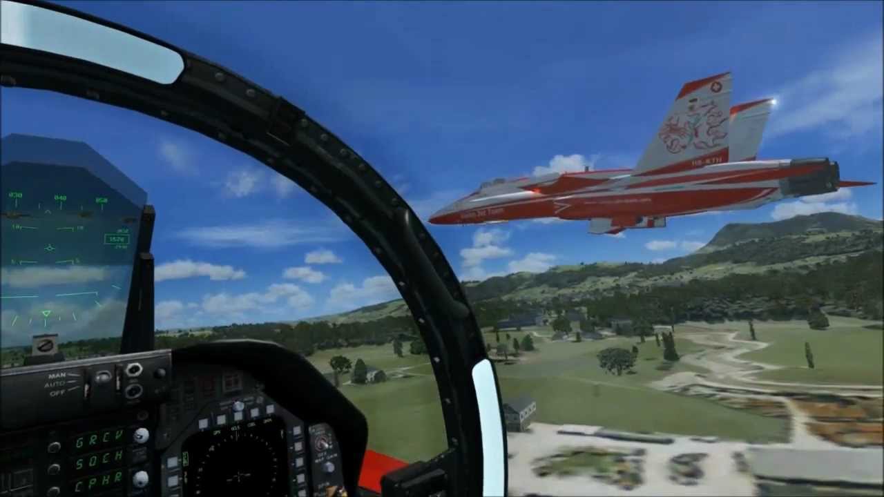 FSX Swiss Jet Team The Movie 2013 - YouTube