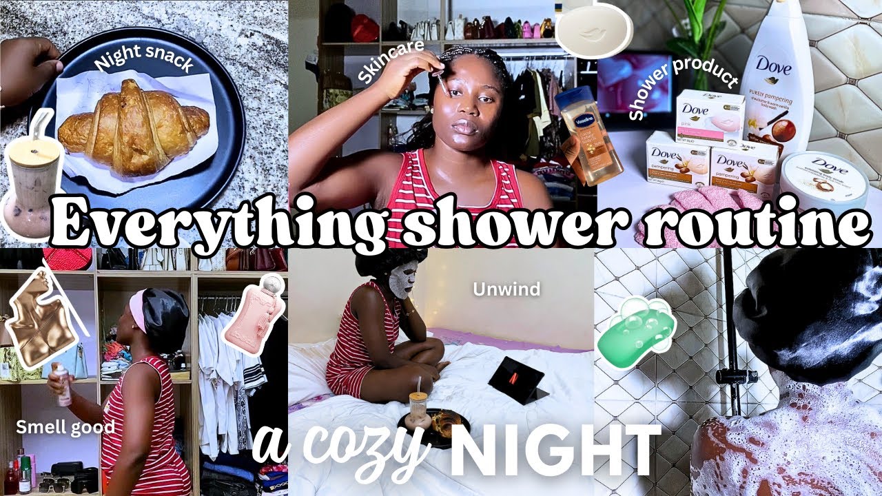 my *EVERYTHING* Shower Routine | skin care, soft skin+ self care night ...