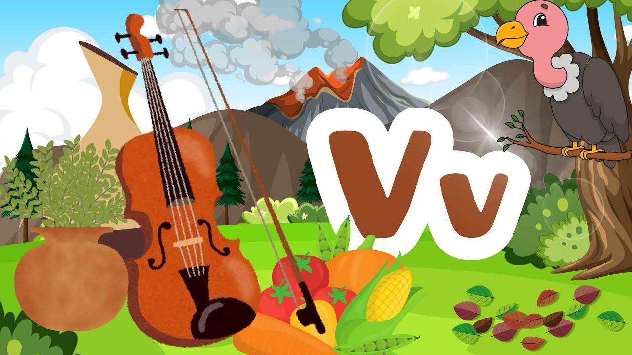 Vv Words | Fun Sounds for Kids 🔤 - YouTube