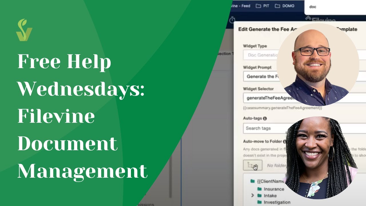 Free Help Wednesdays: Filevine Document Management - YouTube