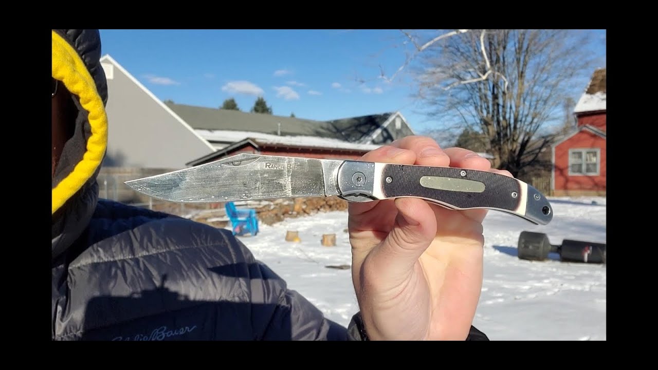 Cold Steel Ranch Boss II knife review - YouTube