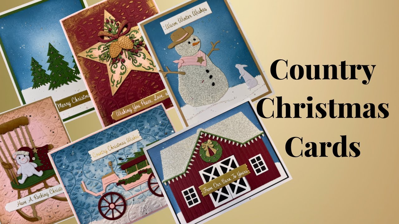 Country Christmas cards using the New Country Christmas collection from ...
