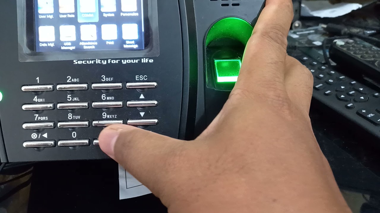 Cara Setting IP Mesin Fingerprint Solution X100-C - YouTube