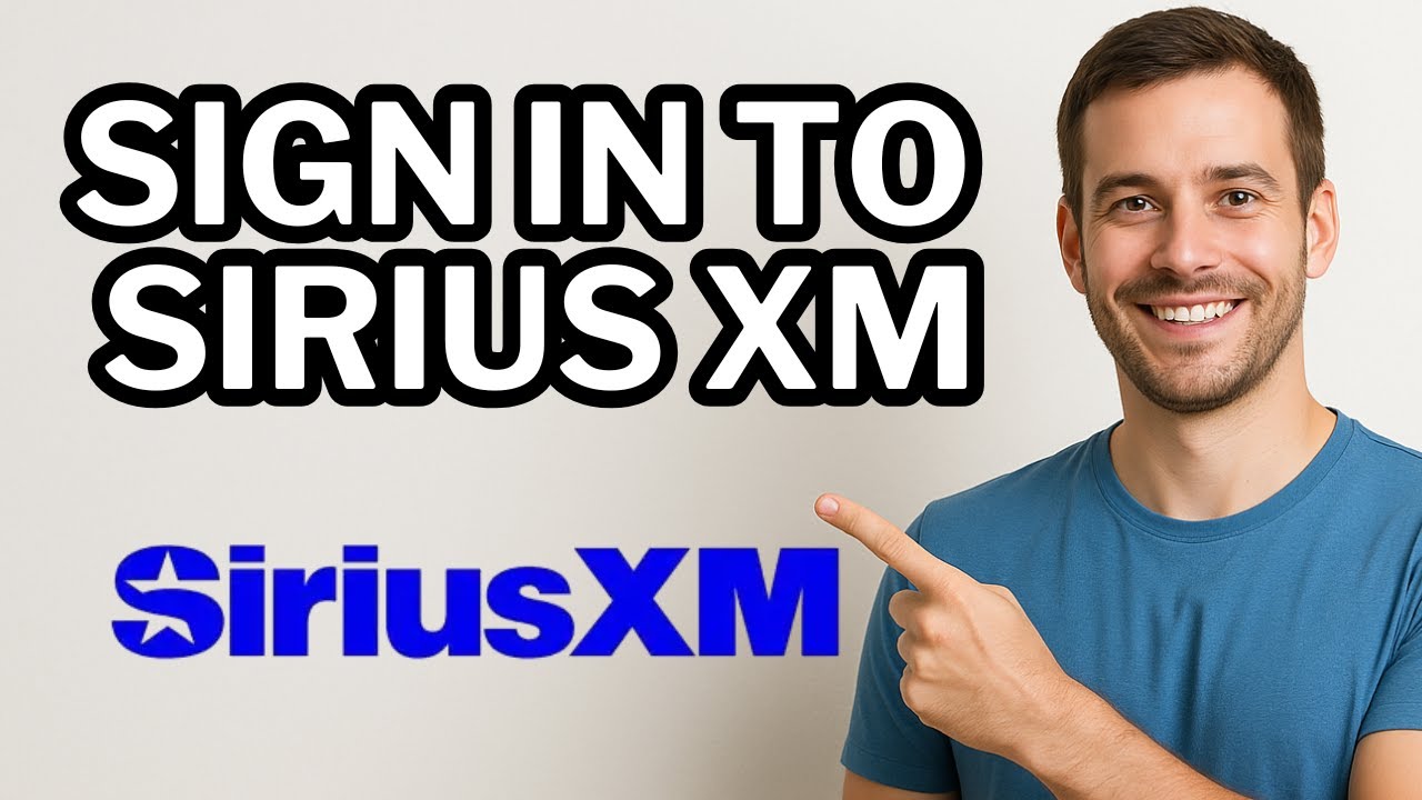 How to Sign In to Sirius XM in 1 Minute (Quick Tutorial) - YouTube