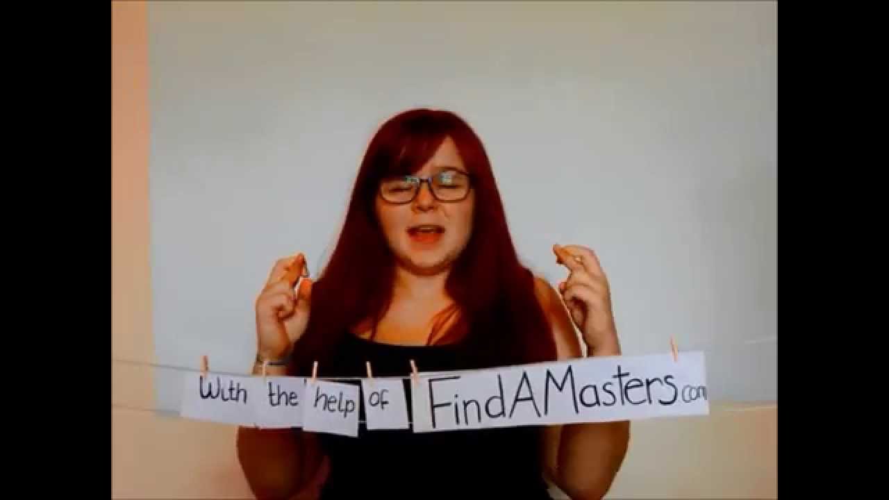 Findamasters Application 2015 - got Highly Commended! - YouTube