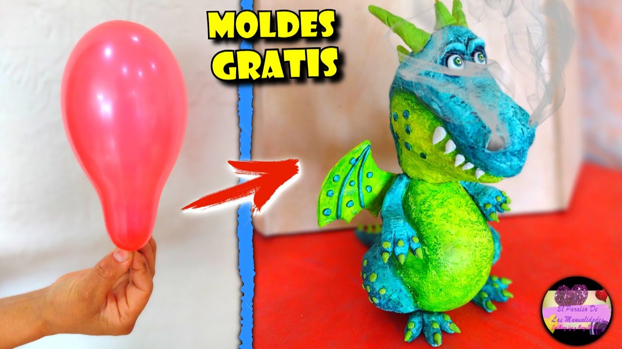 No creerás como convertí un simple globo en un espectacular dragón ...