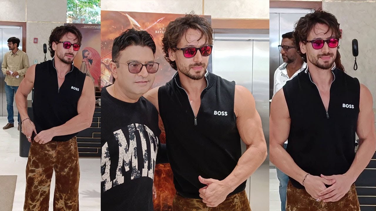 Tiger shroff with bhushan kumar spotted at the T-series office| Filmy Focus Bollywood - YouTube