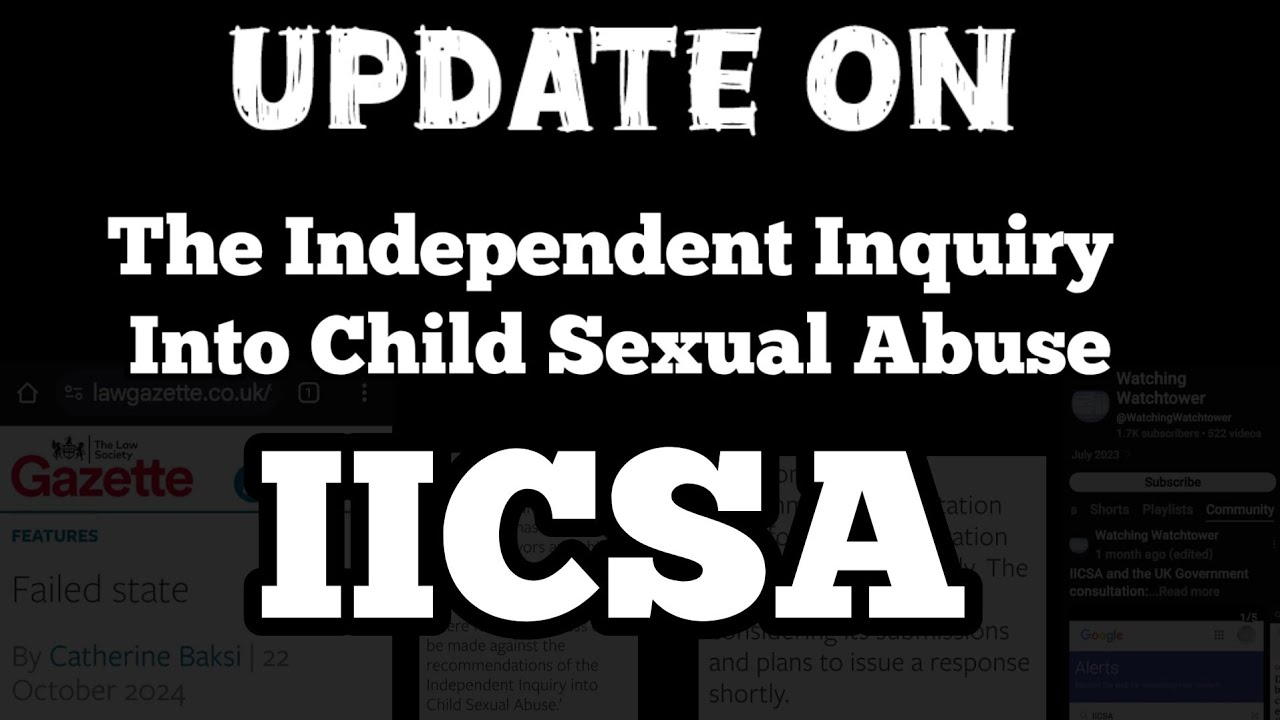 Update On The IICSA - YouTube