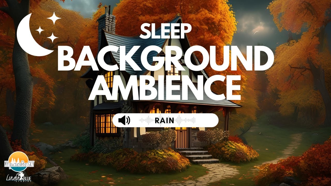Dark Moody Autumn Home | Rain Sounds for Sleep & Relaxation - YouTube