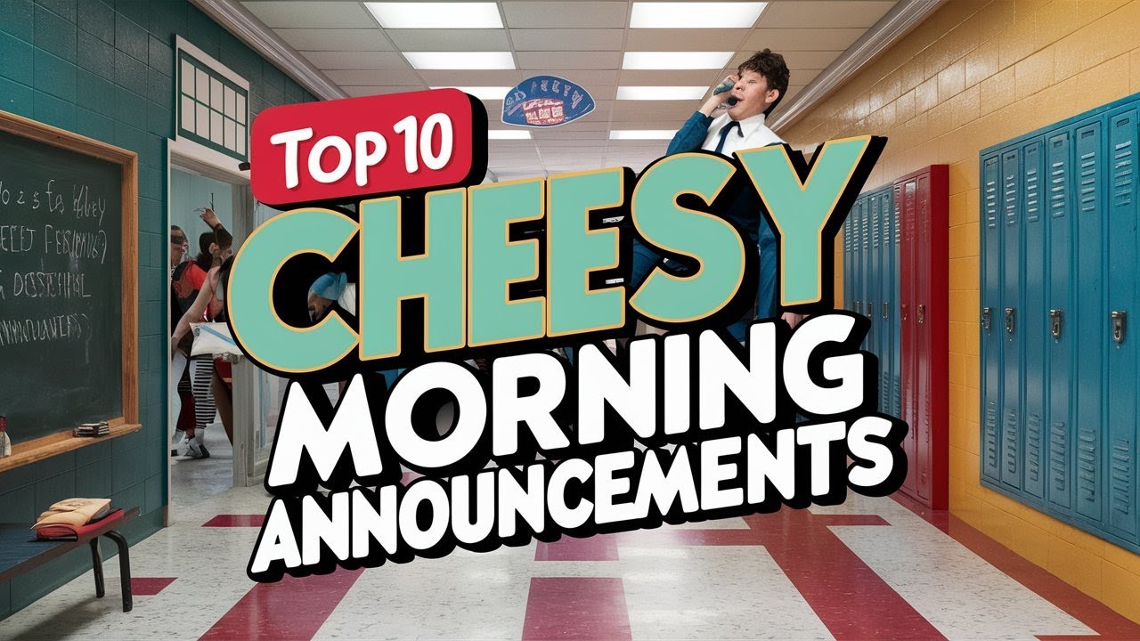 Top 10 Cheesy Morning Announcements That Made Us Cringe - YouTube