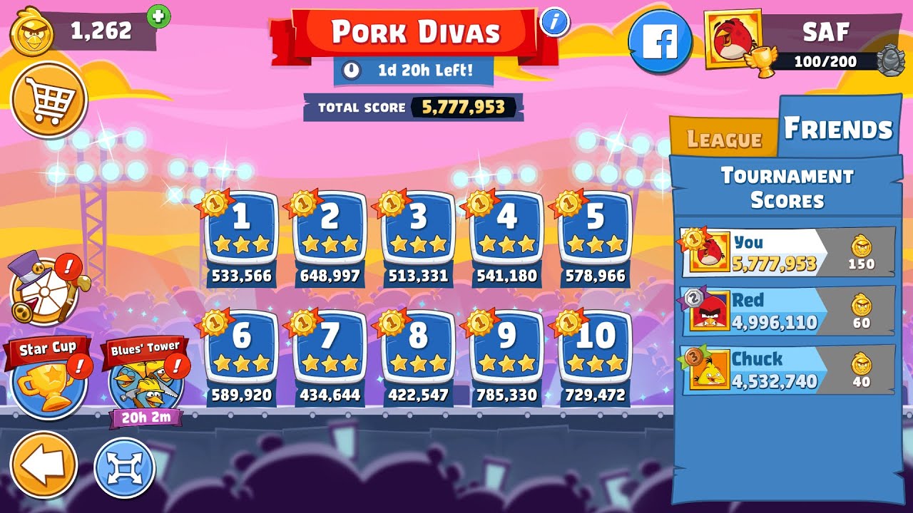 Angry Birds Friends. Pork Divas (18.01.2024). All levels 3 stars ...