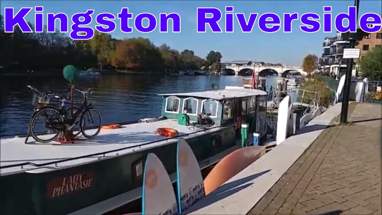 Walking In London: London walk along the Thames at Kingston Riverside ...