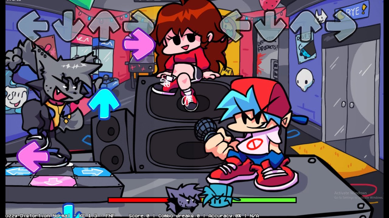 SECRET SONG FUZZY DISTORTION FNF KAPI MOD (friday night funkin) - YouTube