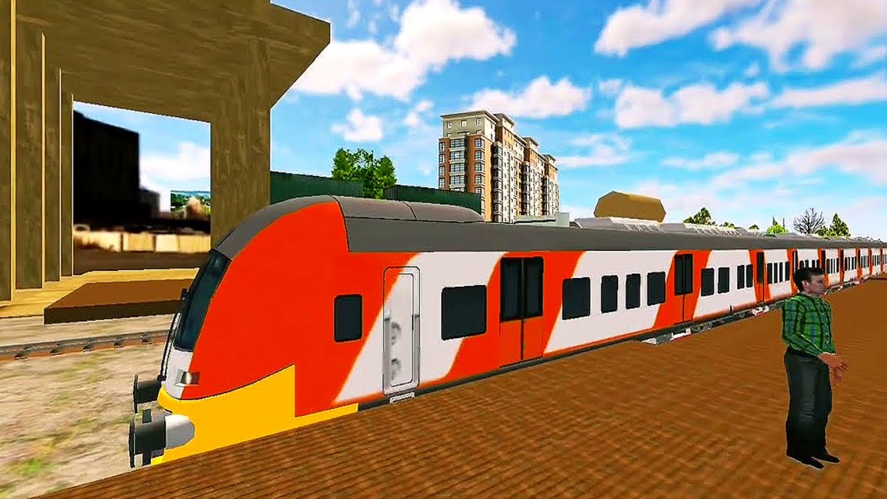 🔴 Train City Driving Simulador Game 💨 Tren Eléctrico De Pasajeros ️ ...