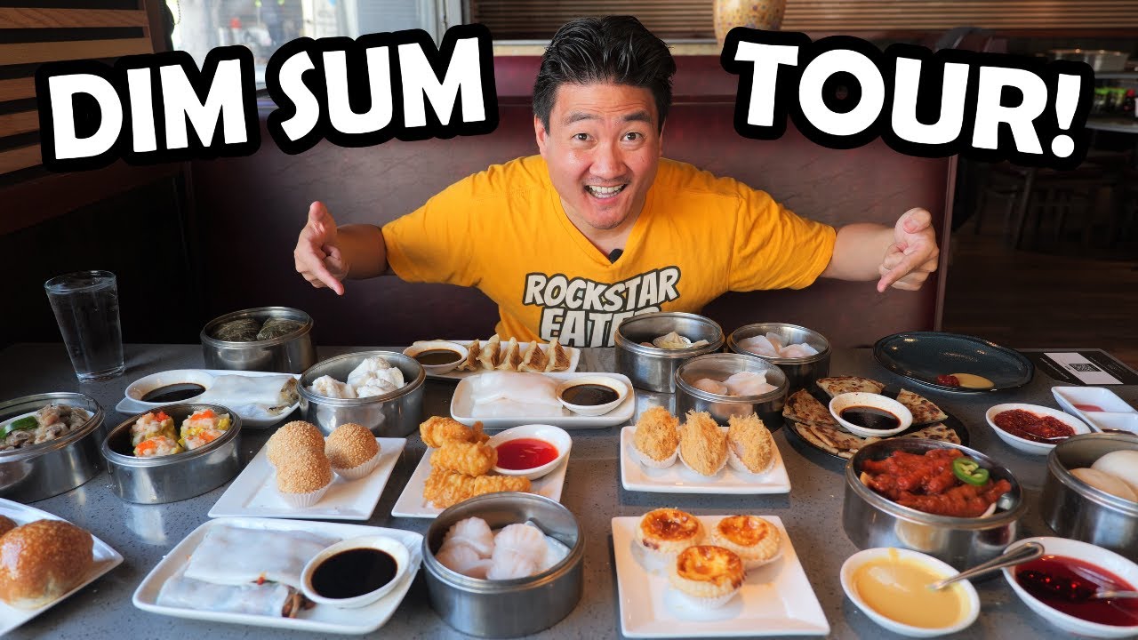 20 INCREDIBLE DIM SUM DISHES! Grand CHINESE FEAST in Santa Monica ...
