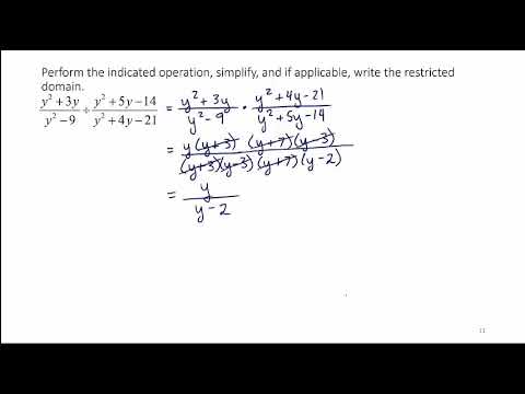 Multiplying and Dividing Rational Expressions 12 2 7 - YouTube