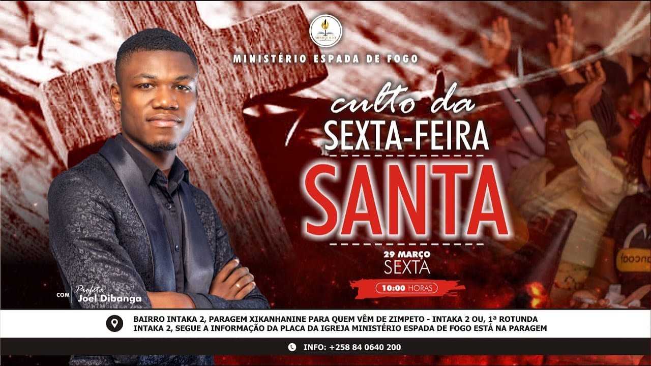 CULTO DE SEXTA-FEIRA SANTA || SEXTA-FEIRA || 29/03/2024 - com Profeta ...