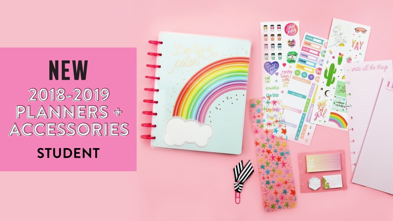 NEW 2018-2019 Student Planners + Accessories - YouTube