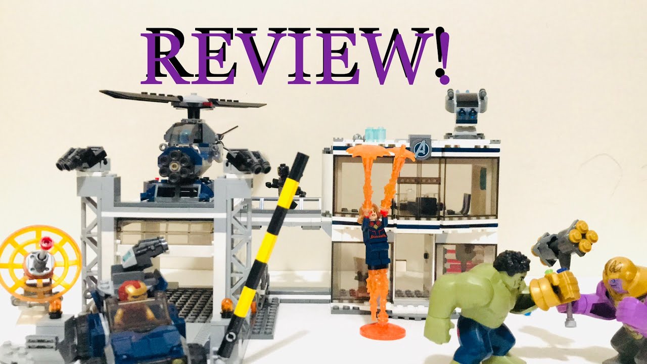 LEGO Avengers Endgame Compound Battle set #76131 REVIEW! - YouTube